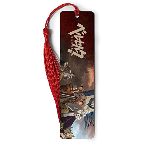 Bookmarks Metal Ruler Berserk Bookography Measure Tassels Bookworm for Book Markers Lovers Reading Notebook Bookmark Bibliophile Gift