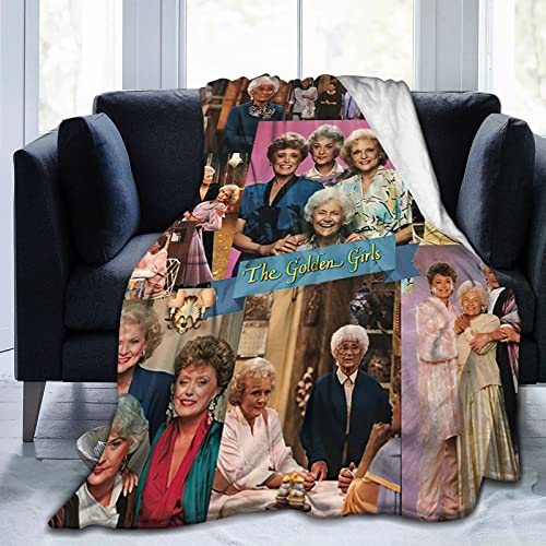 Robu Ultra-Soft Blanket Flannel Blanket Fleece Portable Throw Blanket for Living Room Couch Sofa Car 50''X40''
