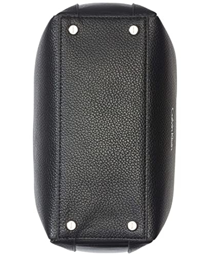 Calvin Klein Rita 2 in 1 Organizaional Mini Bag Crossbody, Black/Silver
