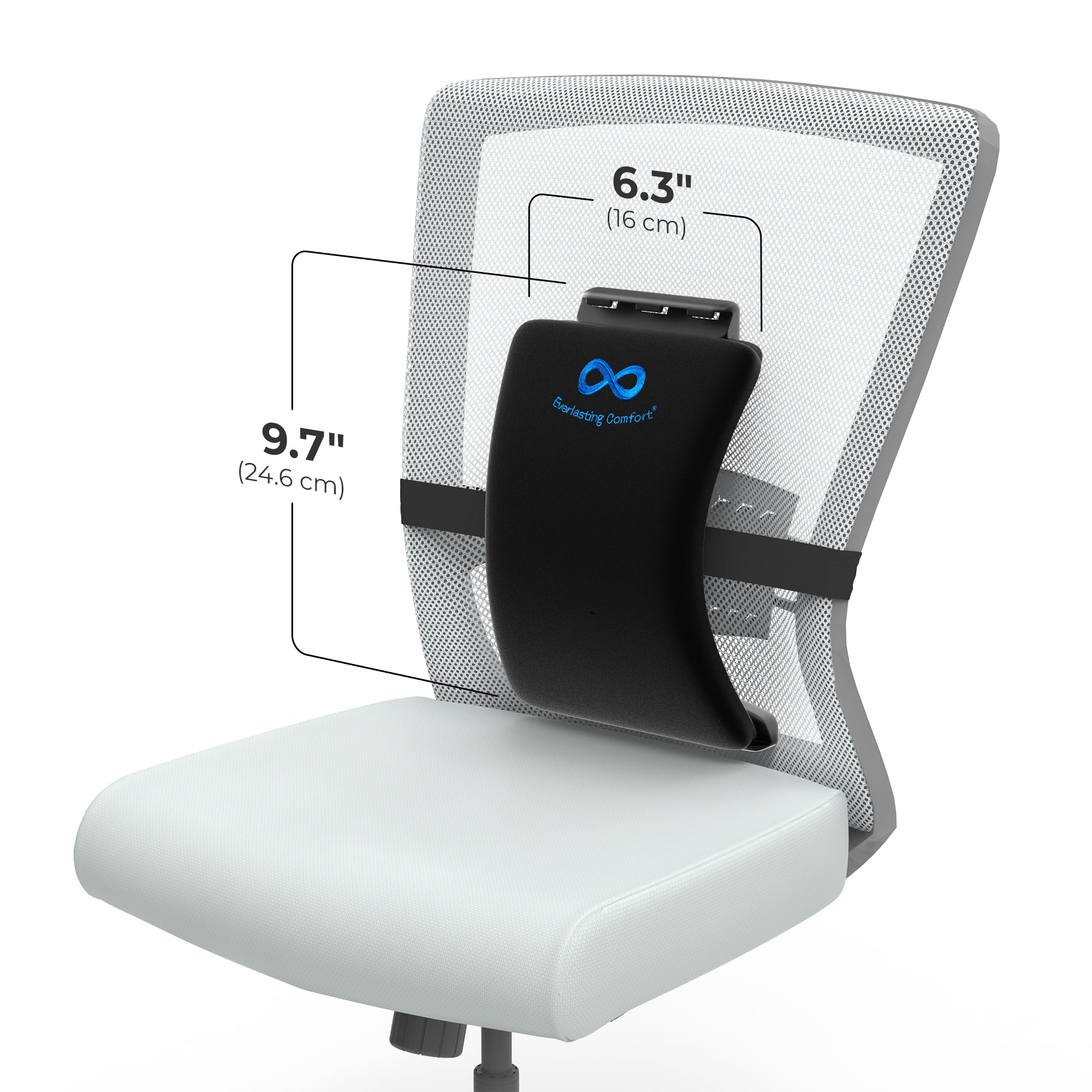 Back Stretcher for Lower Back Pain Relief - Get Spine Decompression & Back Decompression with This Adjustable Back Stretching Device - The Ultimate Back Pain Relief Products - Everlasting Comfort