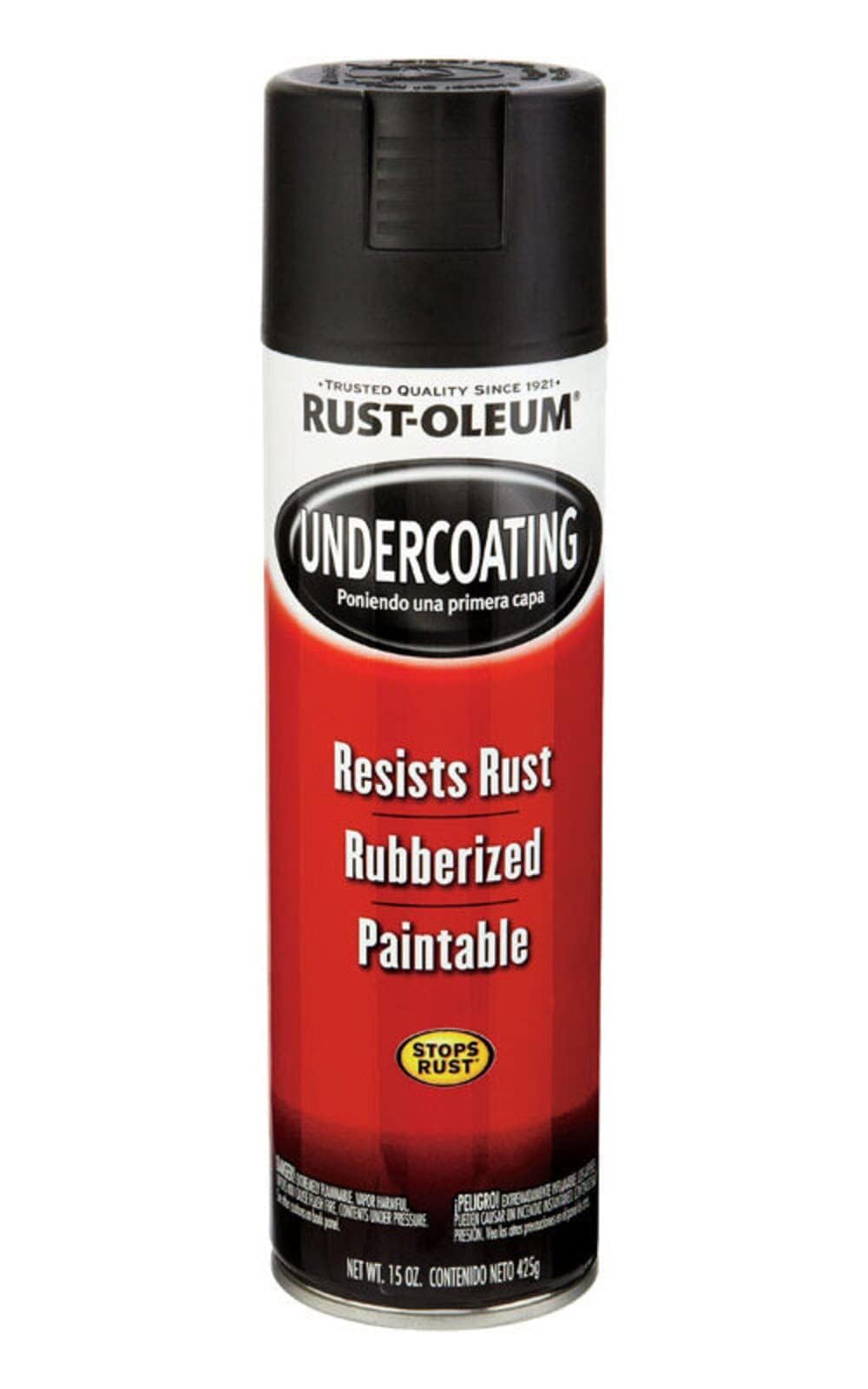 Rust-Oleum 248657 Rubberized Undercoating Spray, 15 oz, Black
