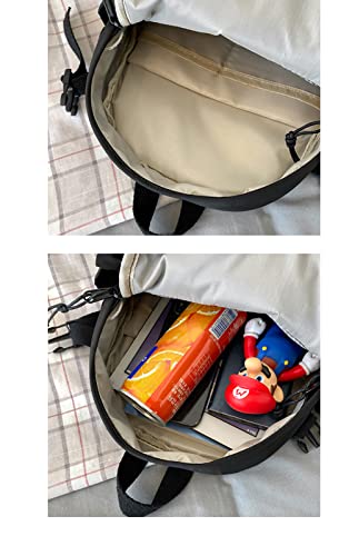 Yevin Anti Theft Backpack Crossbody Bags Travel Purse Convertible Backpack Ladies Nylon Waterproof Backpack for Women and Girl(Black)