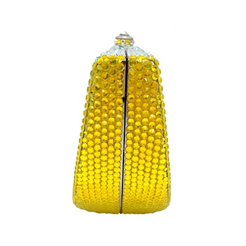 Tngan Women Cute Fruit Evening Clutch Sparkling Rhinestones Purse Crystal Banquet Prom Shoulder Bag, Fruit 1