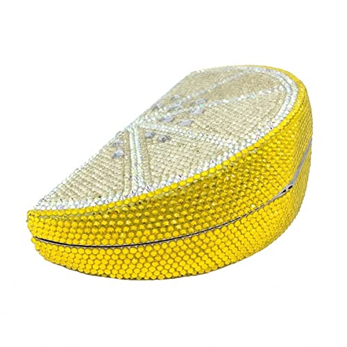 Tngan Women Cute Fruit Evening Clutch Sparkling Rhinestones Purse Crystal Banquet Prom Shoulder Bag, Fruit 1