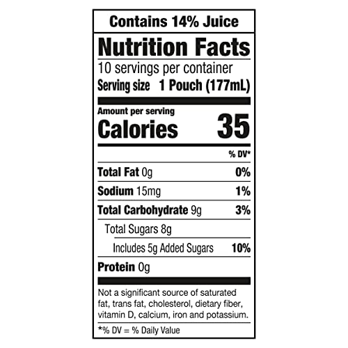 Capri Sun Pacific Cooler, 6 Fl Oz Pouches, 10 Pack