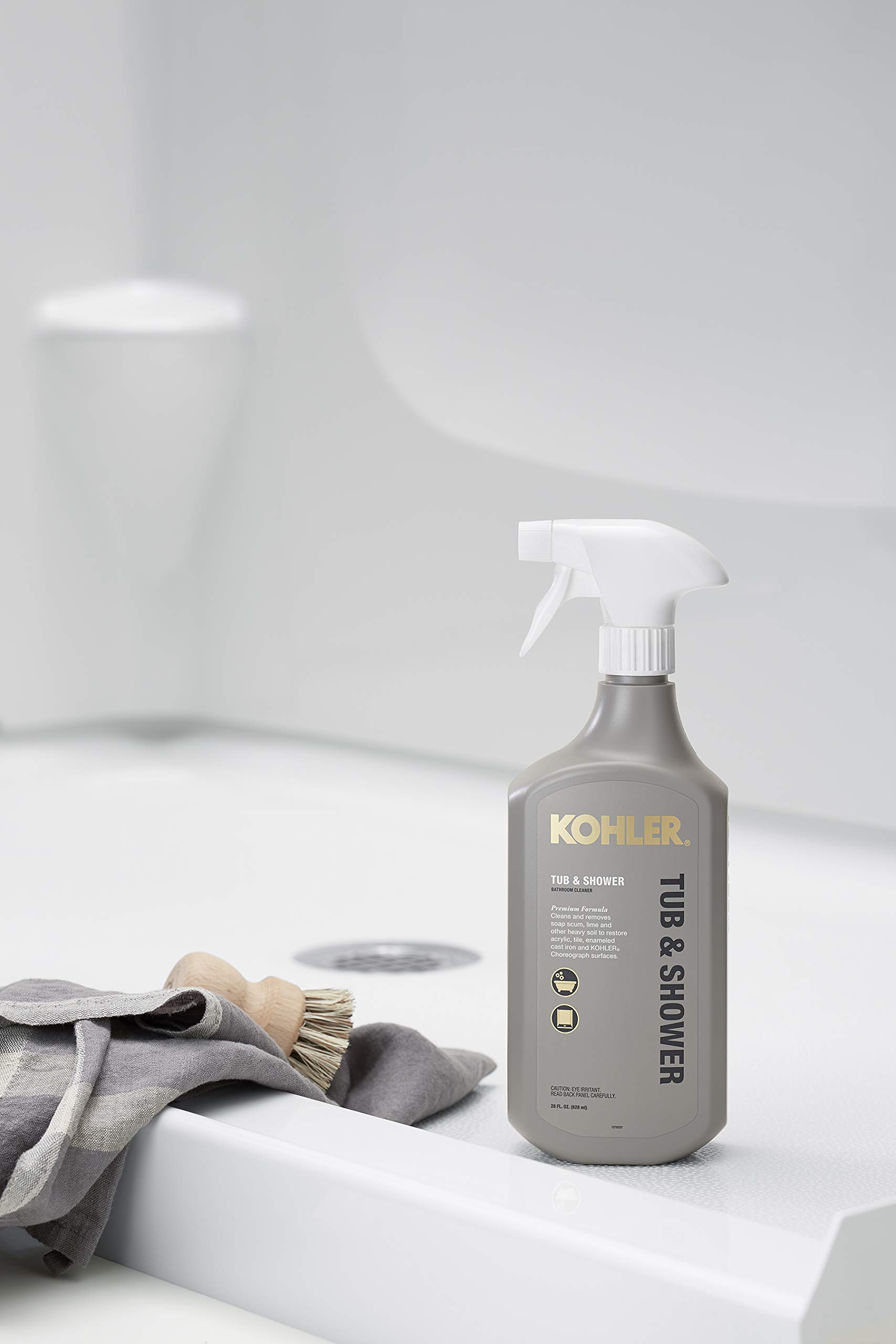Kohler K-EC23732-NA Tub and Shower Cleaner, Bathroom Cleaner, 28 FL Oz