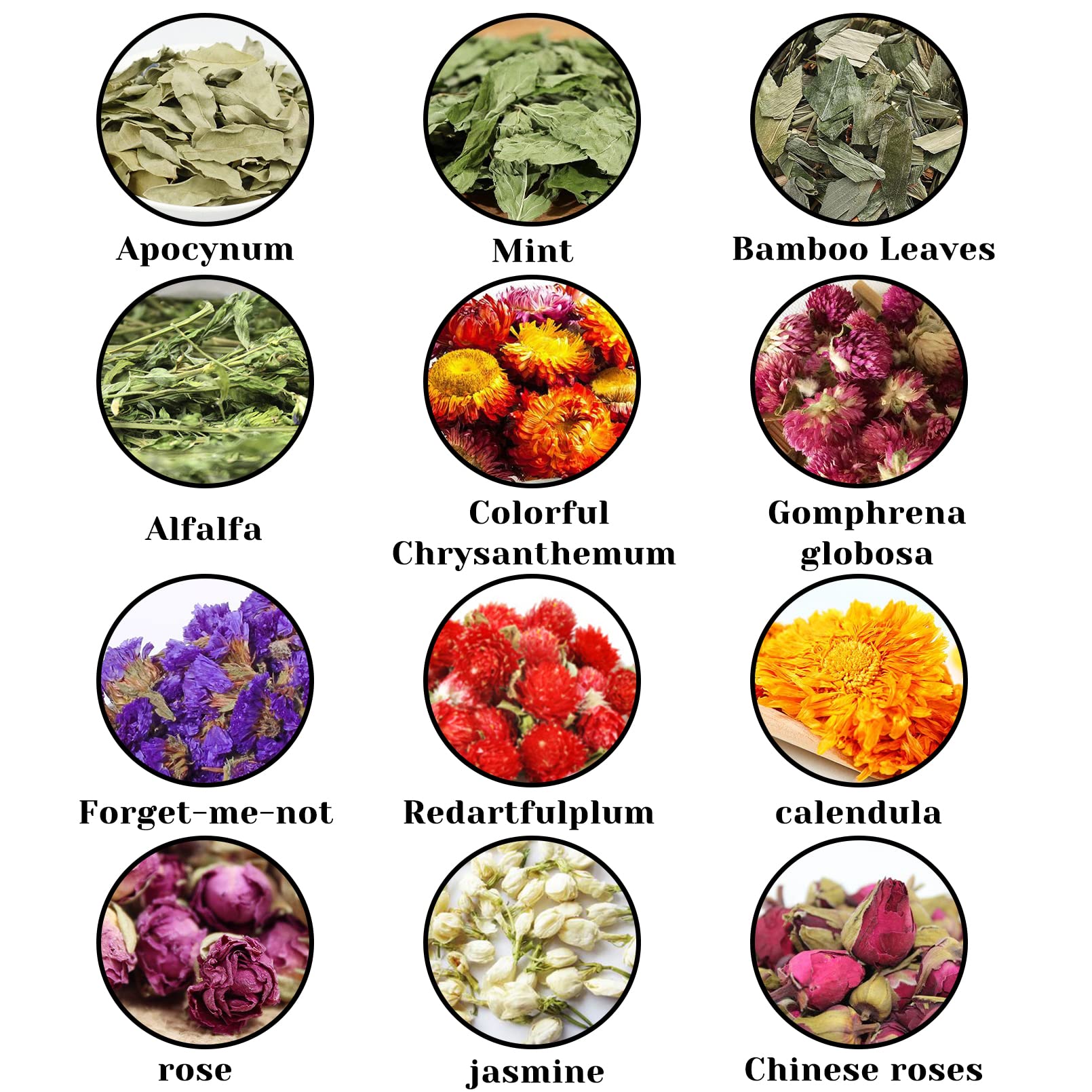 Hamster Bedding, Natural Soft Dried Flowers Bedding, Small Pet Litter Habitat Mat Edible Treat for Guinea Pigs Rabbits Gerbils Rats Squirrels Chinchillas (Dried Flowers)