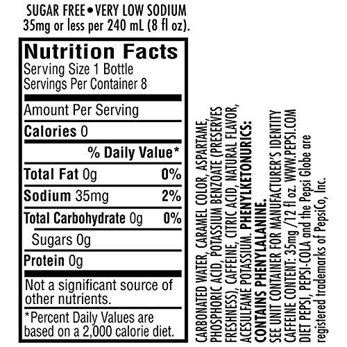 Pepsi Diet 12 Fl oz (16 bottles)