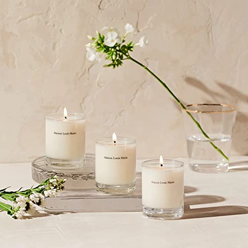 Maison Louis Marie - Le Bouquet Natural Soy Wax Candle Trio | Luxury Clean Beauty + Non-Toxic Fragrance (2.5 oz | 71 g)