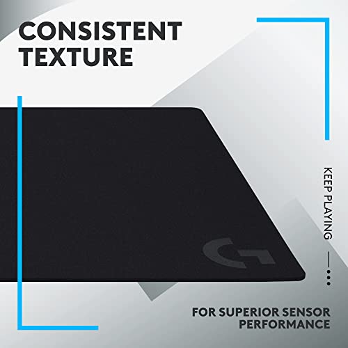 Logitech G840 Extra Large Gaming Mouse Pad, Optimized for Gaming Sensors, Moderate Surface Friction, Non-Slip Mouse Mat, Mac and PC Gaming Accessories, 900 x 400 x 3 mm