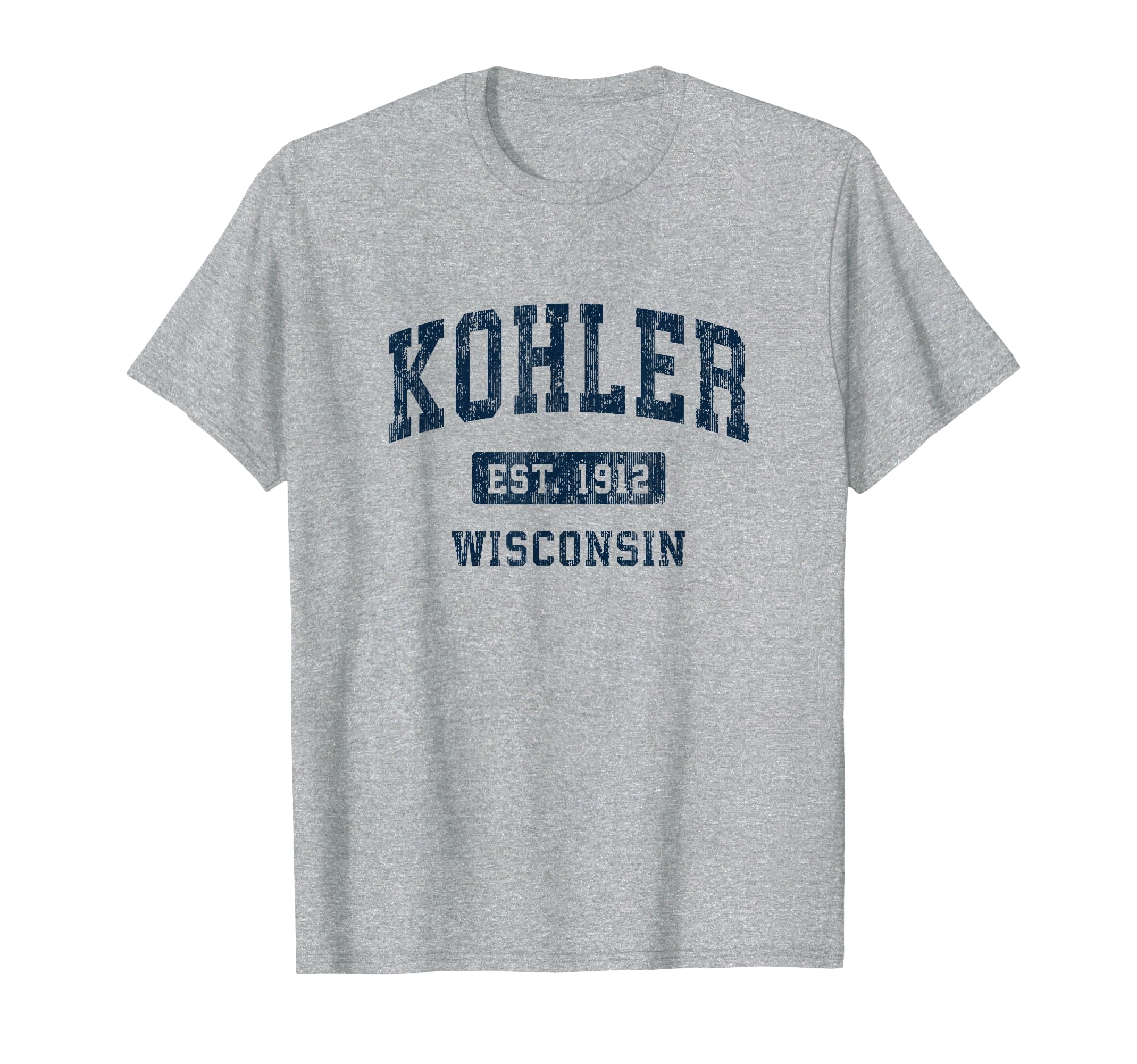 Kohler Wisconsin WI Vintage Athletic Sports Design T-Shirt
