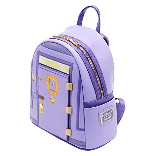 Loungefly Friends TV Series Front Door Chibi Art Womens Double Strap Shoulder Bag Purse