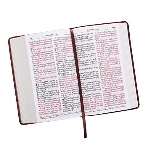 Personalized Bible Custom Text Your Name KJV Giant Print Two-Tone Brown Bible King James Version Custom Made Gift for Baptism Christenings Birthdays