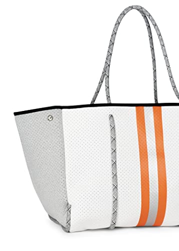 Haute Shore - Greyson Crush Neoprene Tote Bag w/Zipper Wristlet Inside, One_Size