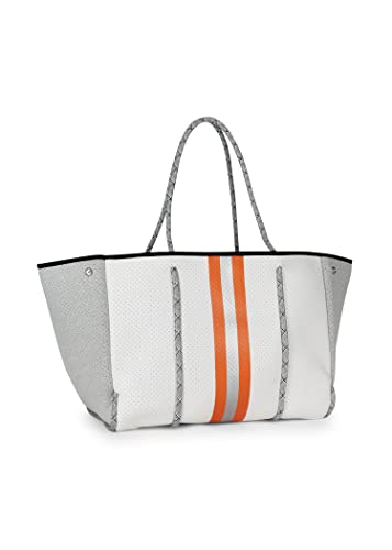 Haute Shore - Greyson Crush Neoprene Tote Bag w/Zipper Wristlet Inside, One_Size