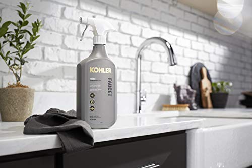 Kohler K-EC23723-NA Faucet Cleaner, Kitchen and Bathroom Cleaner, 28 FL Oz