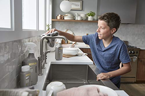 Kohler K-EC23723-NA Faucet Cleaner, Kitchen and Bathroom Cleaner, 28 FL Oz