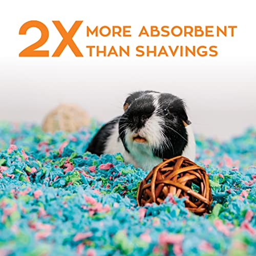 carefresh 99% Dust-Free Tutti Frutti Natural Paper Small Pet Bedding with Odor Control, 23 L