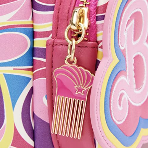 Loungefly Barbie Totally Hair 30th Anniversary Womens Double Strap Shoulder Bag Purse