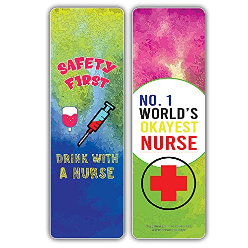 I am a Nurse Bookmarks (60-Pack) β Daily Inspirational Card Set β Interesting Book Page Clippers β Great Gifts for Nurses and Aspiring Nurses