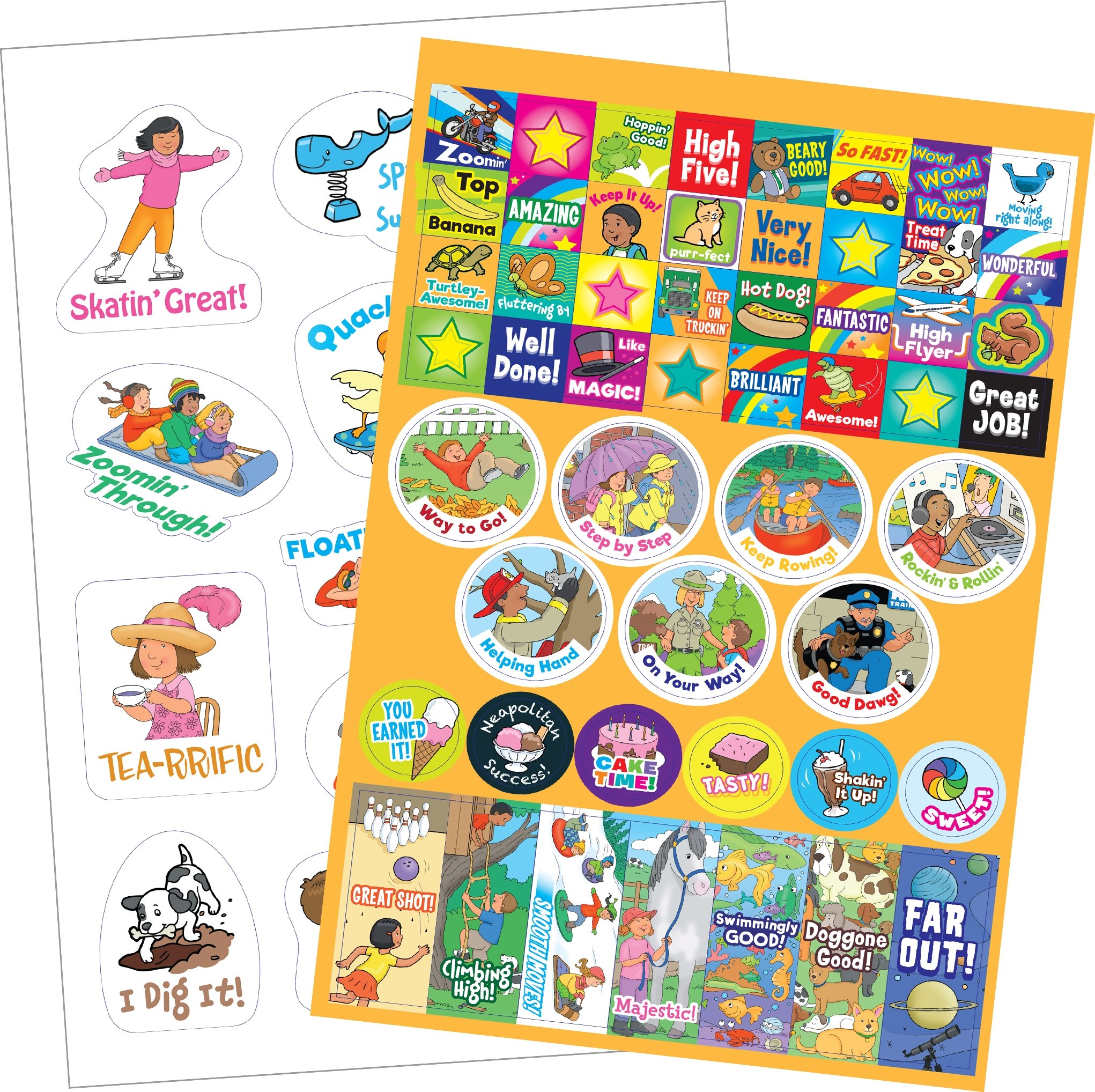 School Zone - Explore the City Kindergarten Learning Workbook - 240 Pages, Ages 5 to 6, Stickers, Alphabet, ABCs, Search & Find, and More (Easy-Tear Top Bound Pad)