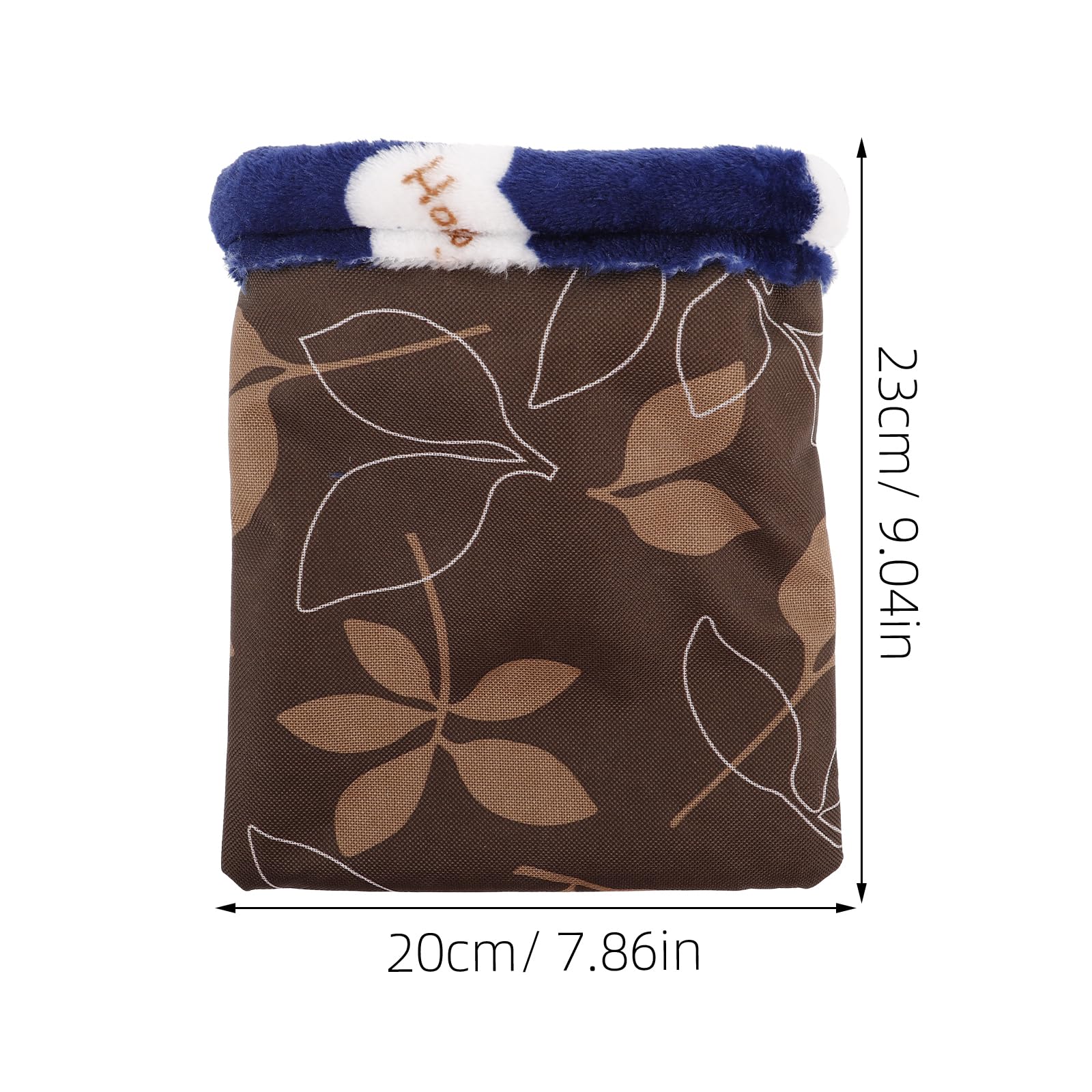 POPETPOP Hamster Bedding-Hedgehog Snuggle Sack Rat House Bed Winter Warm Fleece Small Pet Hamster Bed House Cage Nest Random Color-Small