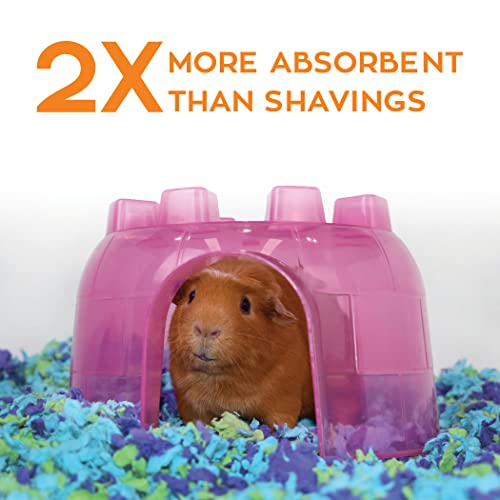 carefresh 99% Dust-Free Sea Glass Natural Paper Small Pet Bedding with Odor Control, 50 L