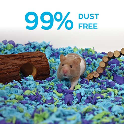 carefresh 99% Dust-Free Sea Glass Natural Paper Small Pet Bedding with Odor Control, 50 L