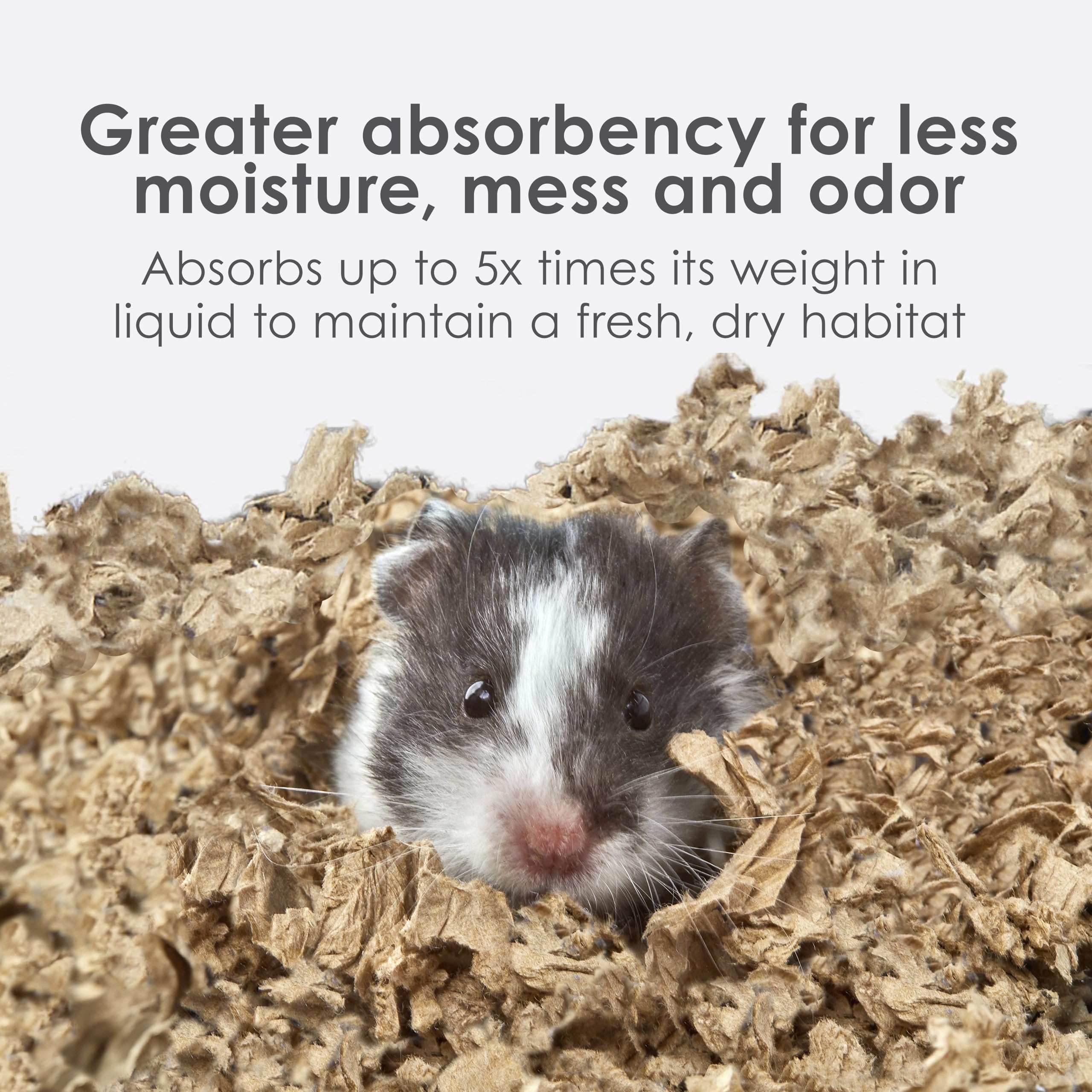 Kaytee Clean & Cozy Natural Paper Bedding, Made for Small Animals, 24.6 Liters