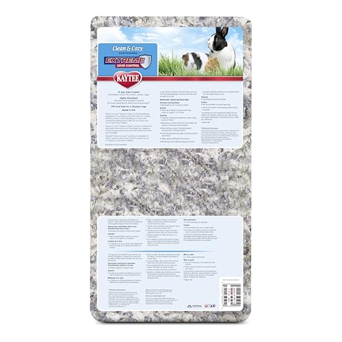 Kaytee Clean & Cozy Extreme Odor Control Bedding for Pet Guinea Pigs, Rabbits, Hamsters, Gerbils, and Chinchillas, 24.6 Liters