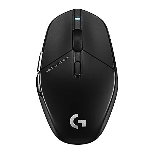 Logitech G303 Shroud Edition Wireless Gaming Mouse - LIGHTSPEED- HERO 25K - 25,600 DPI - 75 grams - 5-buttons â PC - Black