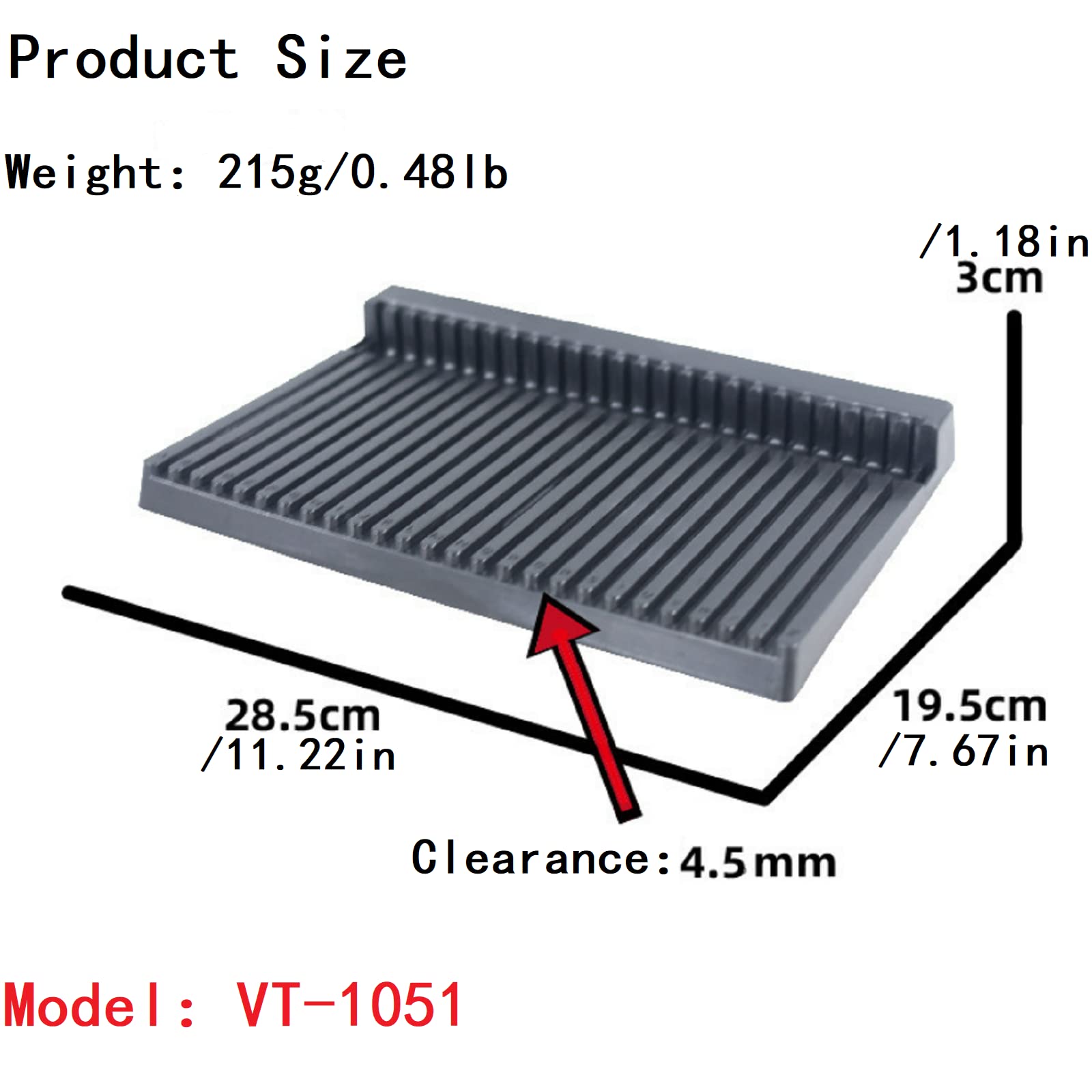 volunt Plastic Parts Shelf,Model Shelf,Placing Rack,Plastic Tool Drawer Storage Container Storage Box, Suitable for Gundam DIY Model Making Accessories of Model Action Figures (VT-1054)