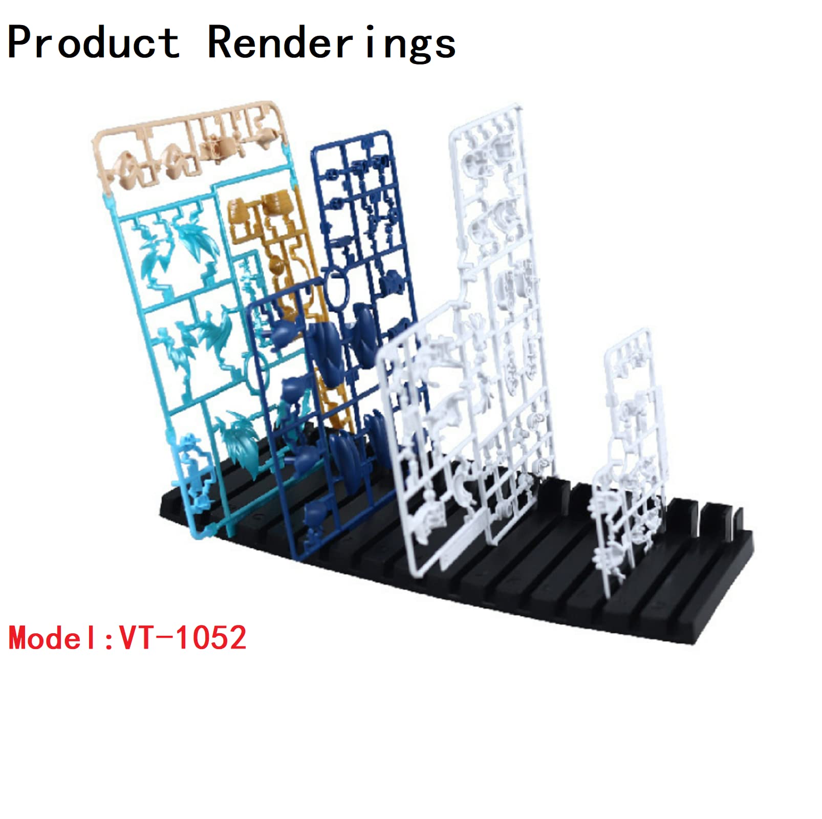 volunt Plastic Parts Shelf,Model Shelf,Placing Rack,Plastic Tool Drawer Storage Container Storage Box, Suitable for Gundam DIY Model Making Accessories of Model Action Figures (VT-1054)