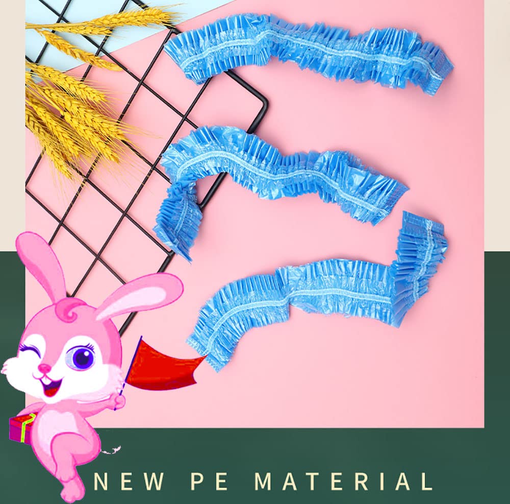 50Pcs Cage Liners for Small Animals-Upgrade Blue Disposable Rabbit Cage Liner Plastic Guinea Pig Cage Bedding Hamster Litter,Leak Proof Cage Liner Bag Toilet Film for Bunny Hamster Hedgehog Cage