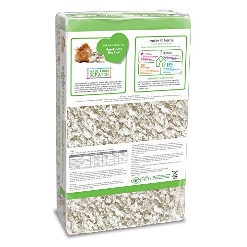 carefresh 99% Dust-Free White Natural Paper Small Pet Bedding with Odor Control, 23 L