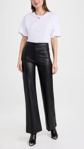 ASKK NY Women's Vegan Brighton Pants, Black, 24
