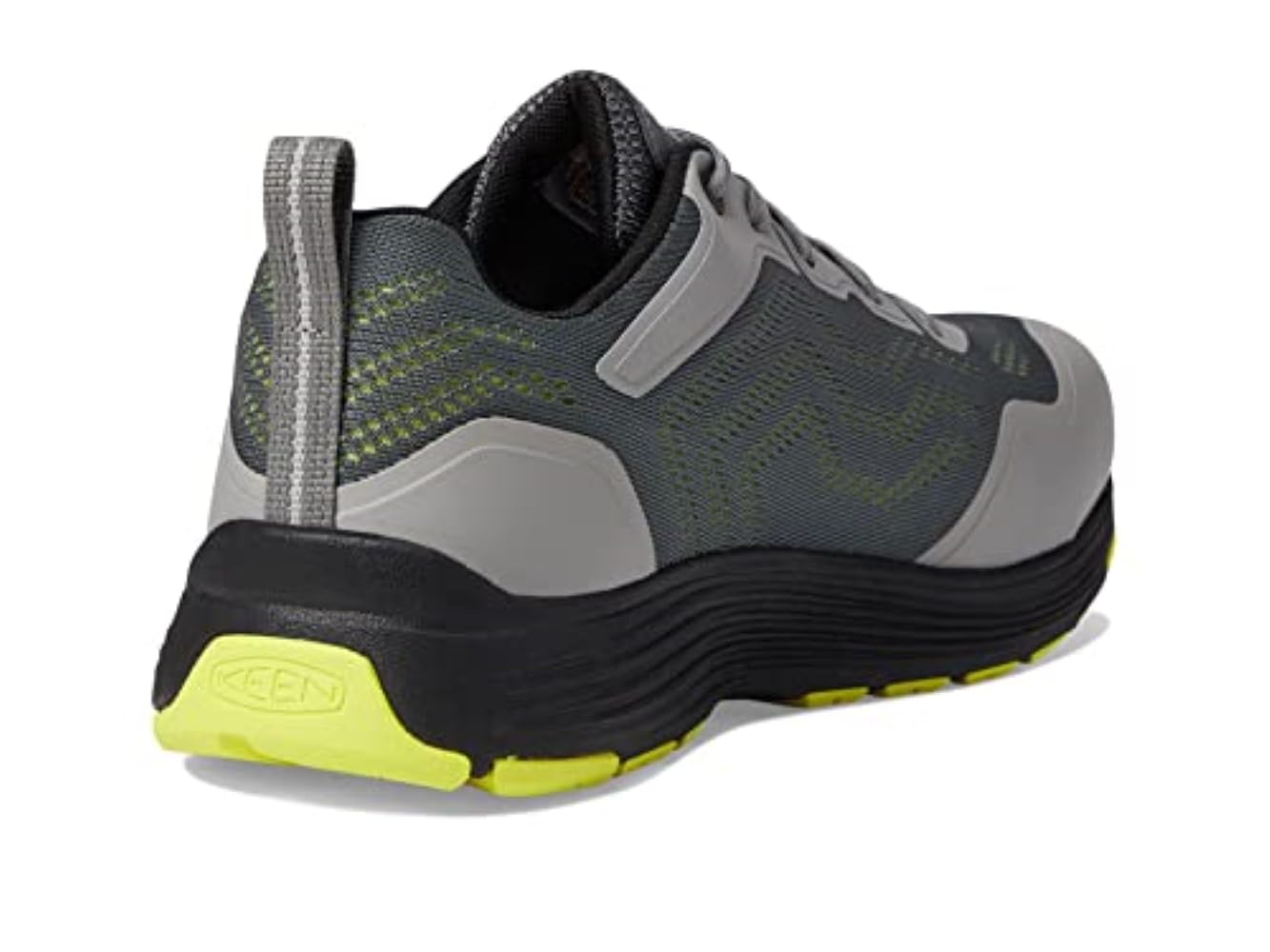 KEEN Utility Men's Sparta 2 Low Height Alloy Toe ESD Industrial Work Shoes, Steel Grey/Evening Primrose, 10.5