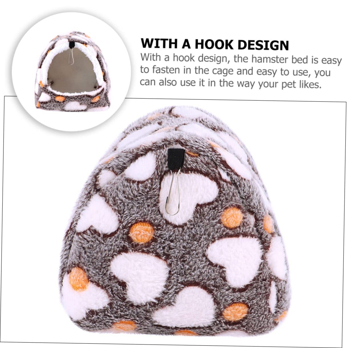 Hohopeti Hamster Hanging Hammock, Cotton Material, 1 inch x 1 inch x 1 inch, Small Pet Bedding