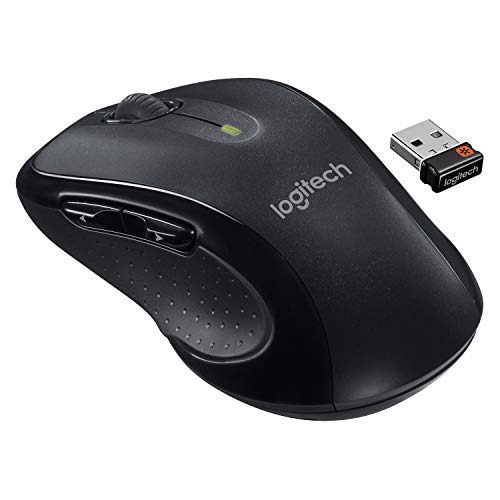Logitech M510 Mouse, Wireless Black, 910-001825 (Black)