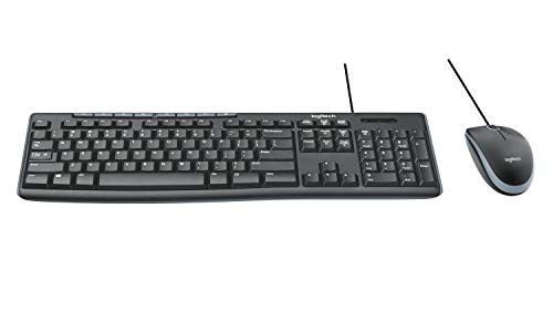 Logitech Media Combo MK200 Full-Size Keyboard and High-Definition Optical Mouse