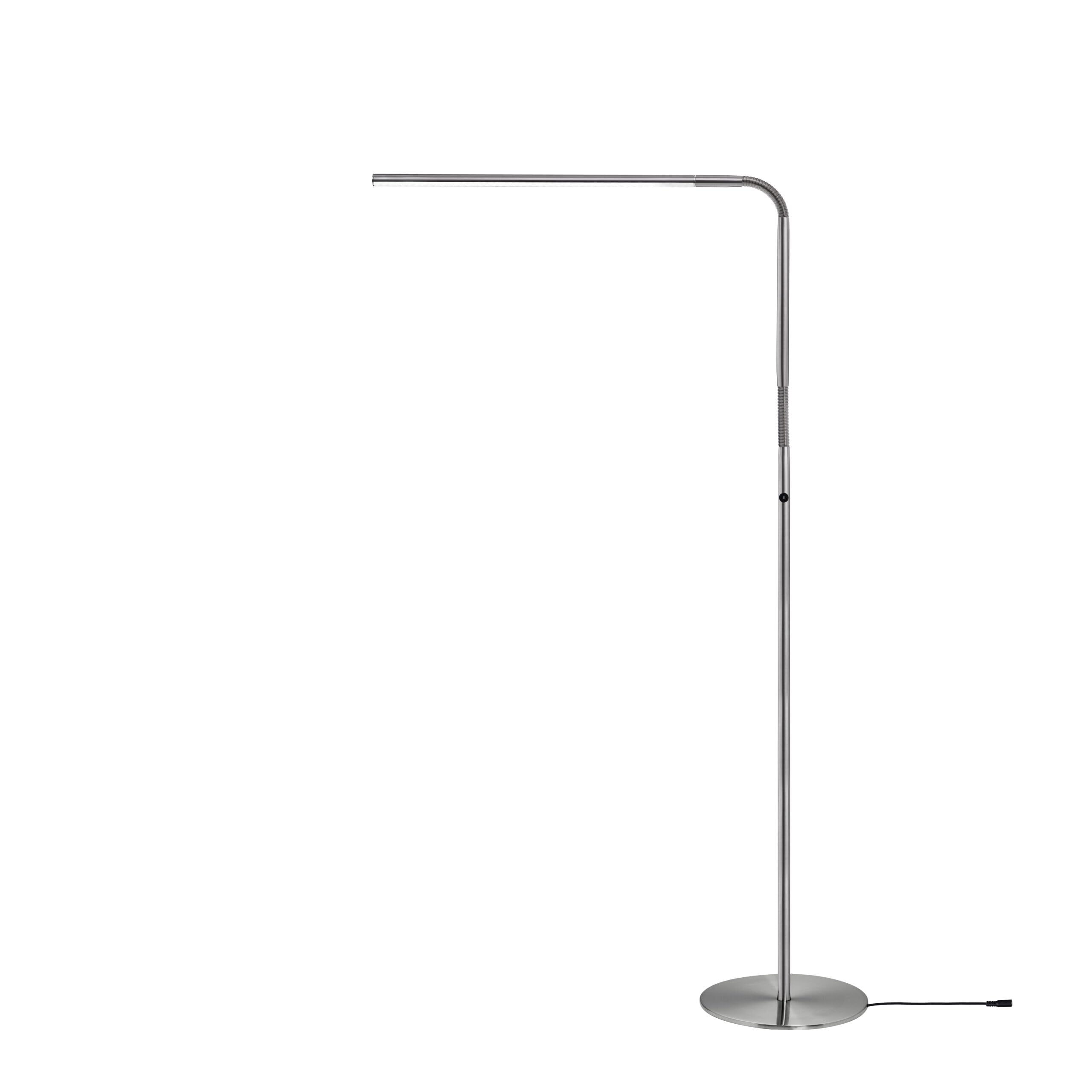 Daylight Company LLC Daylight Company Slimeline 3 led Floor Lamp, Brushed Steel