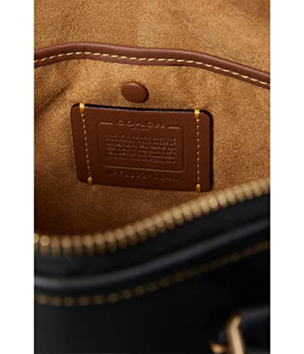 COACH Color-Block Leather Revel Bag Black One Size