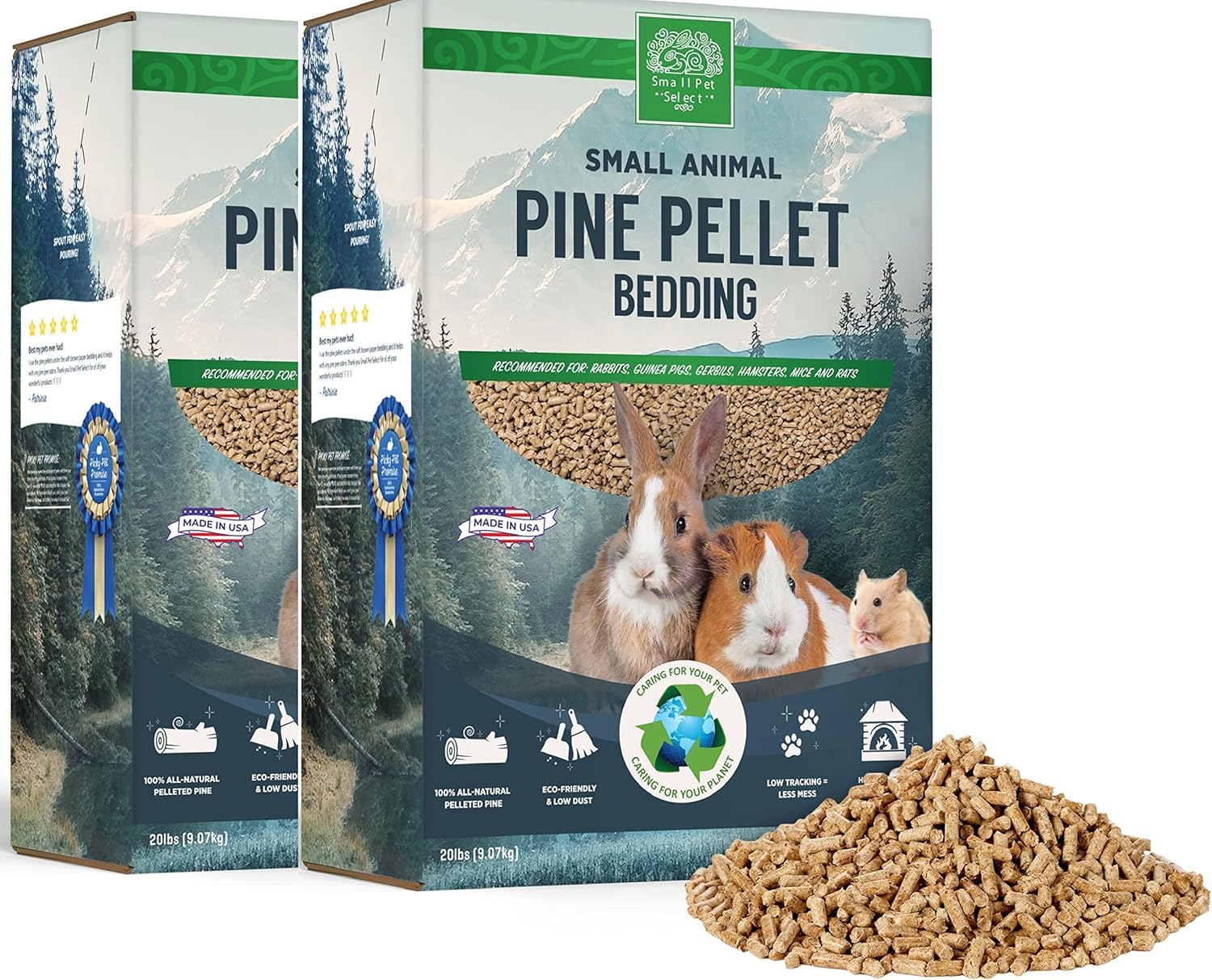 Small Pet Select - All Natural Pellet Bedding, 40lb