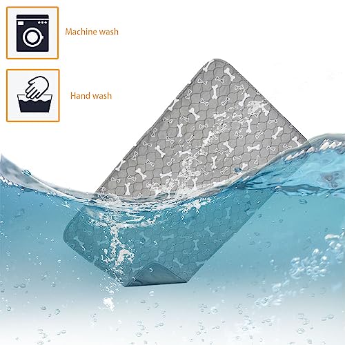 Oncpcare 47x24 Waterproof Guinea Pig Pads, Washable Rabbit Pee Pads, Reusable Fleece Guinea Pig Bedding Fast and Super Absorbent Pee Pad for Small Animals Bunny Hamster Rat