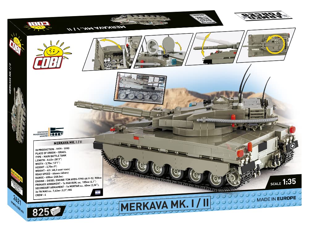 COBI Armed Forces Merkava Mk. I/II Israeli Main Battle Tank