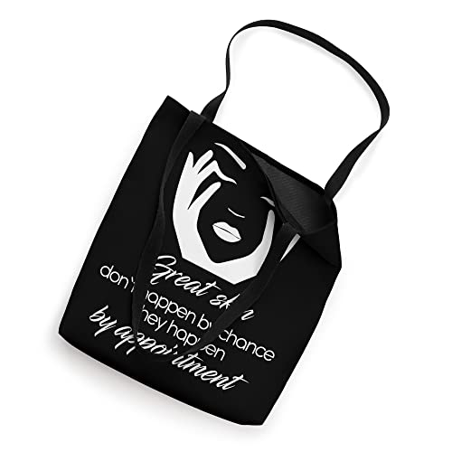 Great Skin Don't Happen By Chance Skincare Quote Esthetician Tote Bag