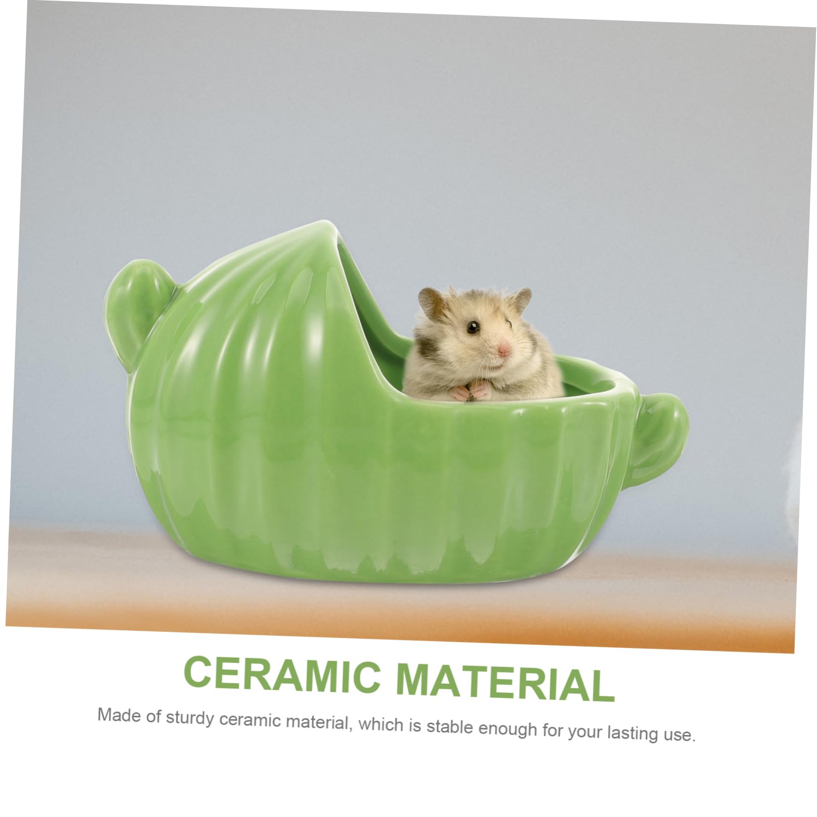 Parliky Ceramic Hamster Bathtub Sturdy Sand Bath Container for Small Pets Reusable Compact Design for Hamsters Chinchillas and Gerbils Durable Bathroom Supplies for Daily Use