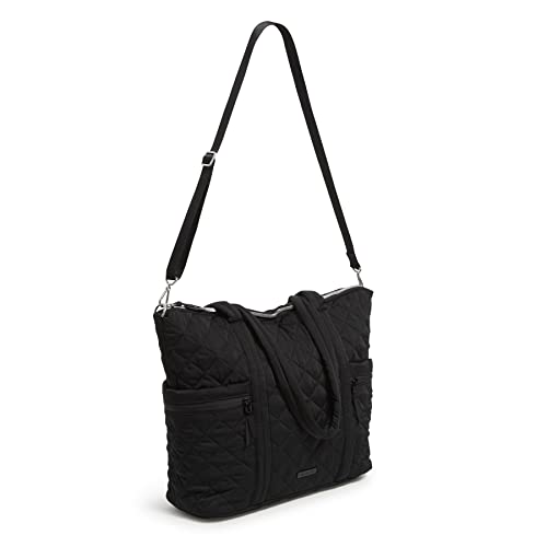 Vera Bradley Women's Performance Twill Large Multi-Strap Tote Bag, Black, One Size