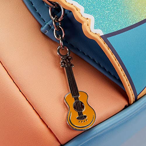 Loungefly Disney Lilo and Stitch Snow Cone Date Night Womens Double Strap Shoulder Bag Purse