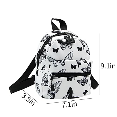 Women Mini Backpack Cute Shoulder Bag Purse Fashion Ladies Ladies Nylon Rucksack Casual Satchel Travel Small Backpack